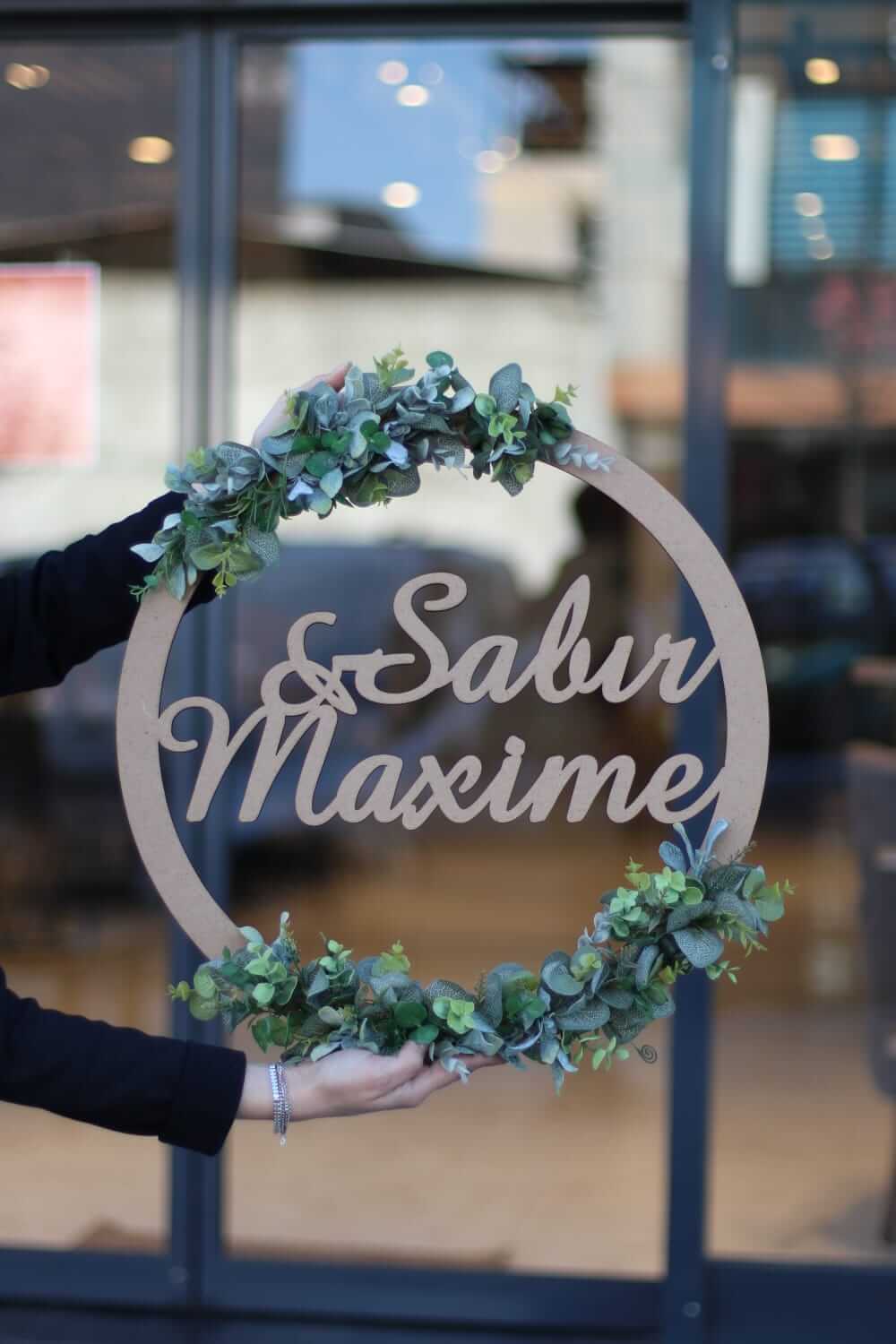 Ahşap Kapı Süsü - Davetiyen