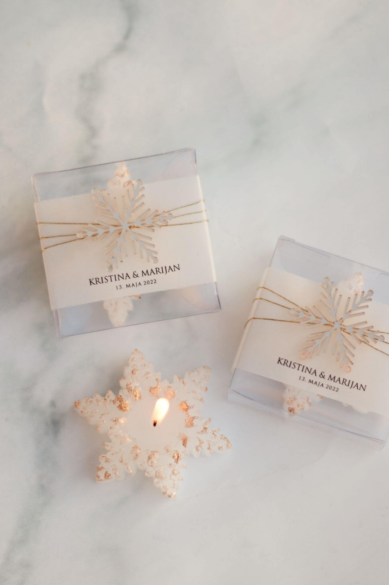 klasik-pleksili-kar-tanesi-mum - Davetiyen