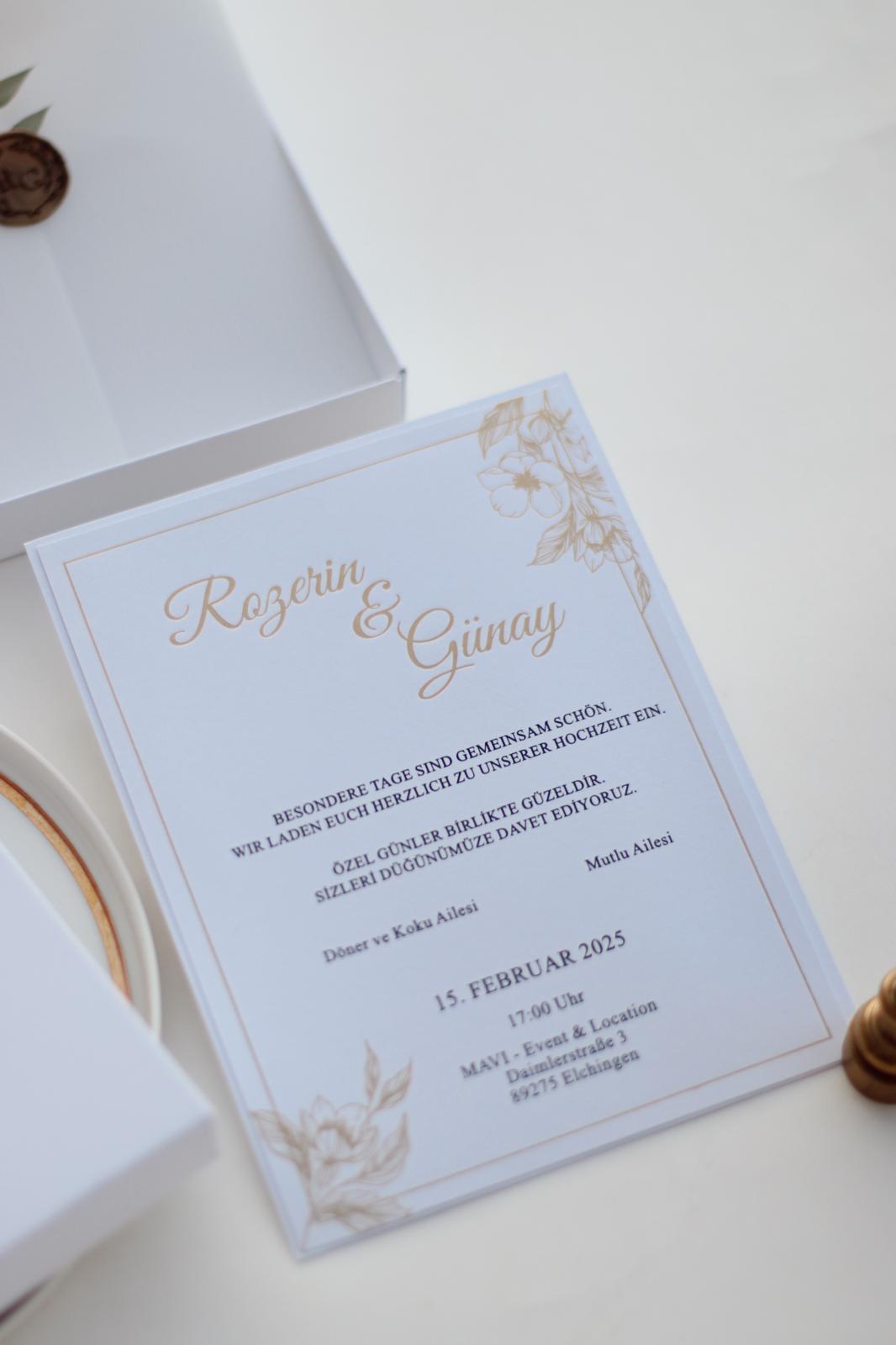 Rozerin Kutu Davetiye - Davetiyen
