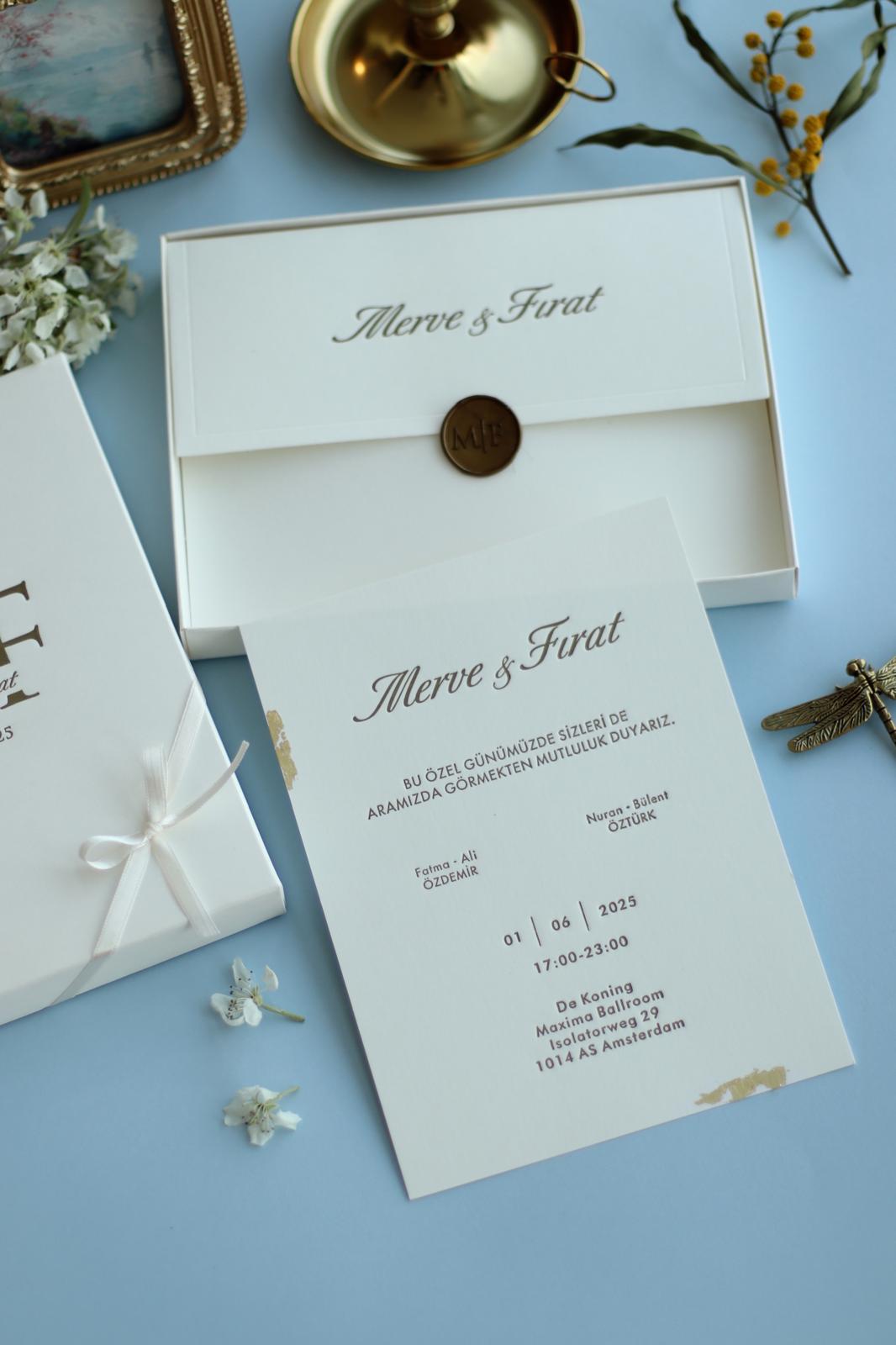 Blanco Kutu Davetiye - Davetiyen