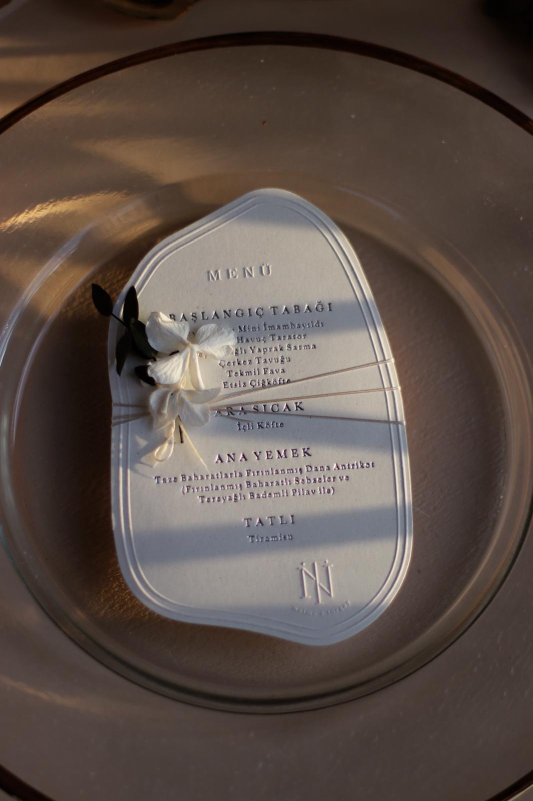 Yasemen Menü - Davetiyen