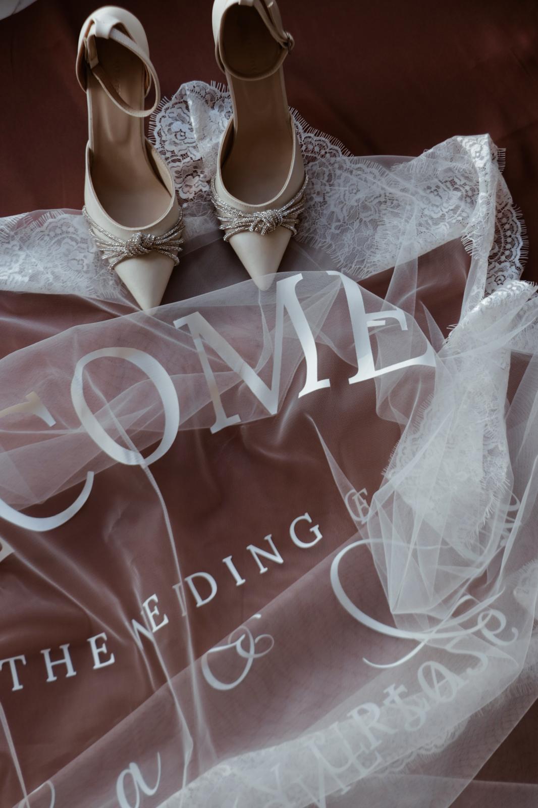 Lace Welcome Banner - Davetiyen